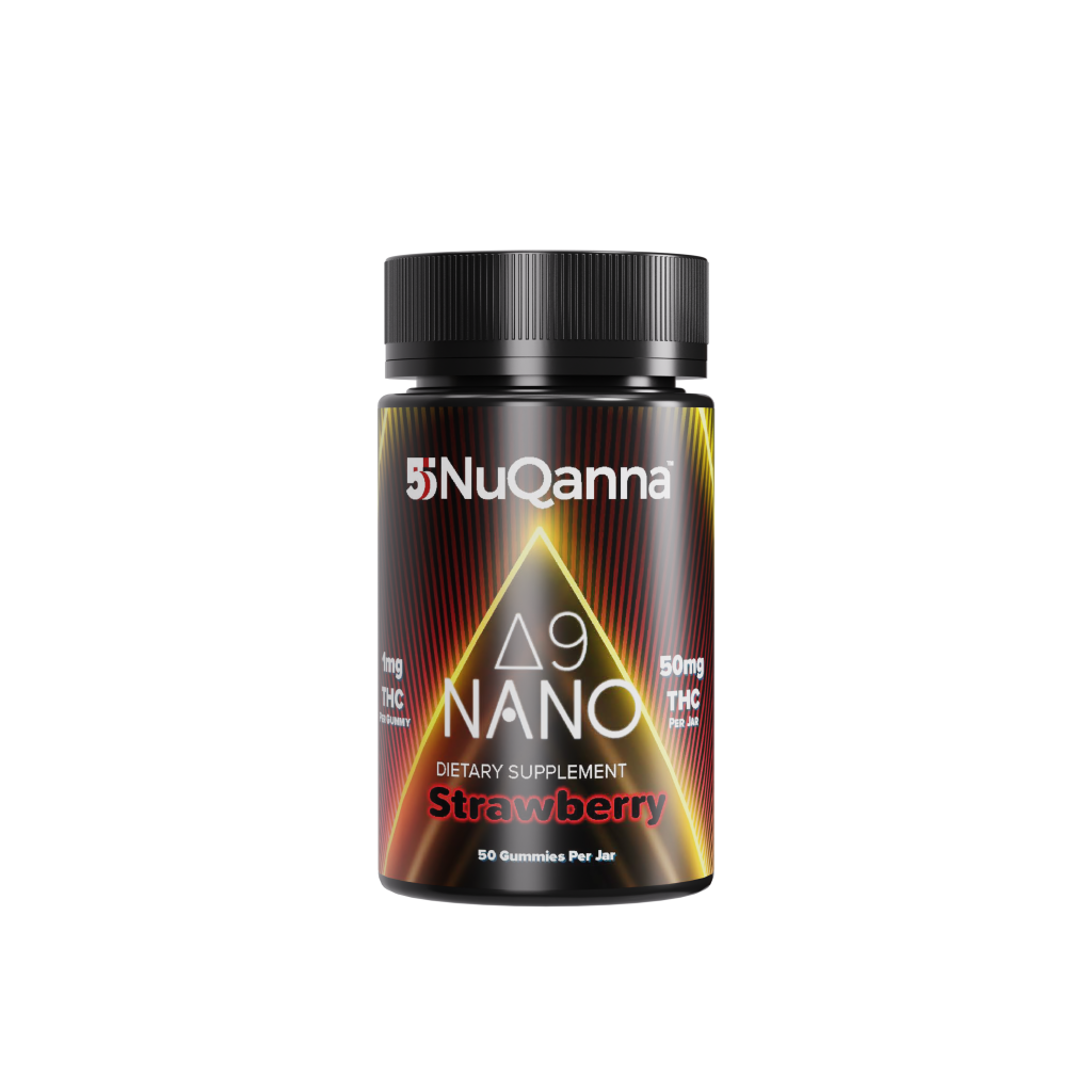 Nano 1mg Strawberry THC Gummy | NuQanna